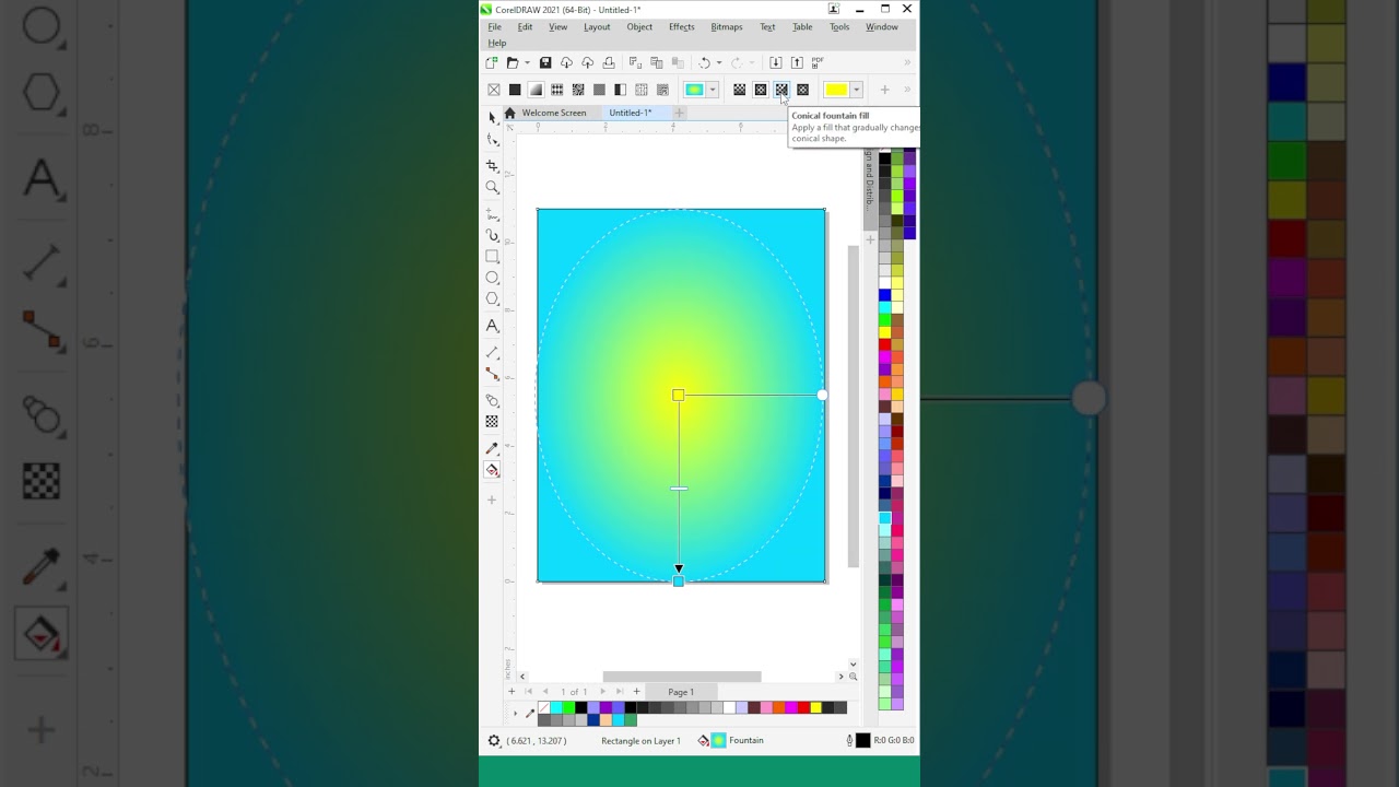 How to use Interactive Tool in CorelDraw (Part55)
