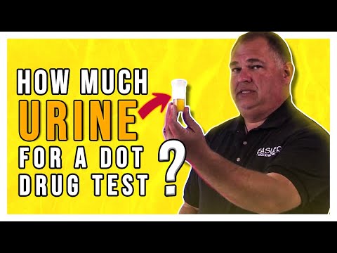 How Much Urine Is Poured Into Each Specimen Container for a DOT Drug Test?
