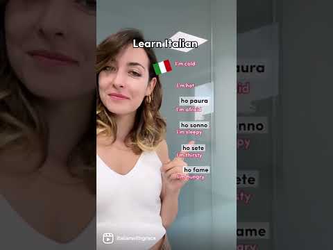 Basic phrases to start speaking Italian