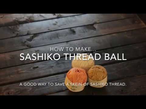 How to make Sashiko Thread Ball