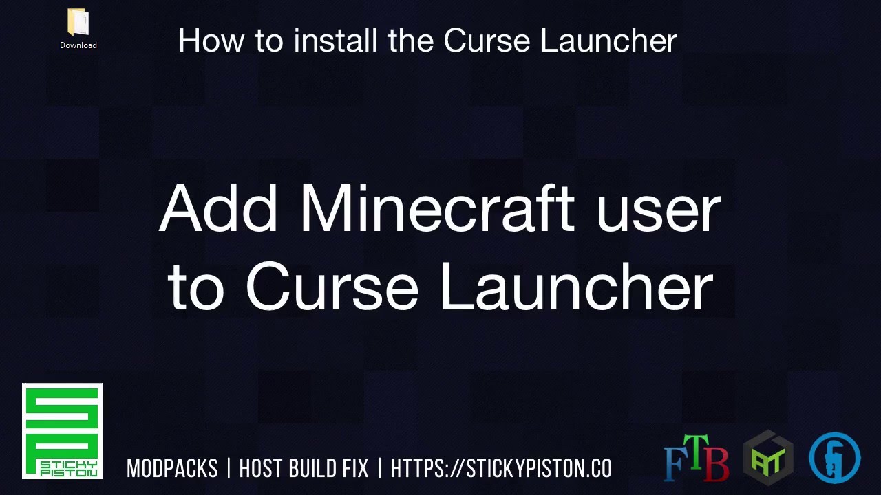 Add Minecraft User | How to install Curse/Twitch Launcher (Part 2)