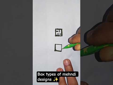 box types of mehndi designs ✨#likeandsubscribe #mehndi #shareyourfriends #comments #likes #suscribe