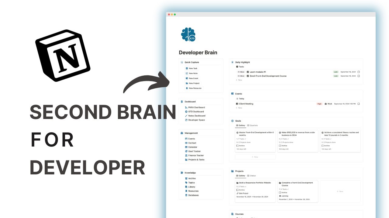 Notion Developer Brain: The Ultimate Tool for Coders