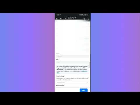 How to complete Digital Address verification