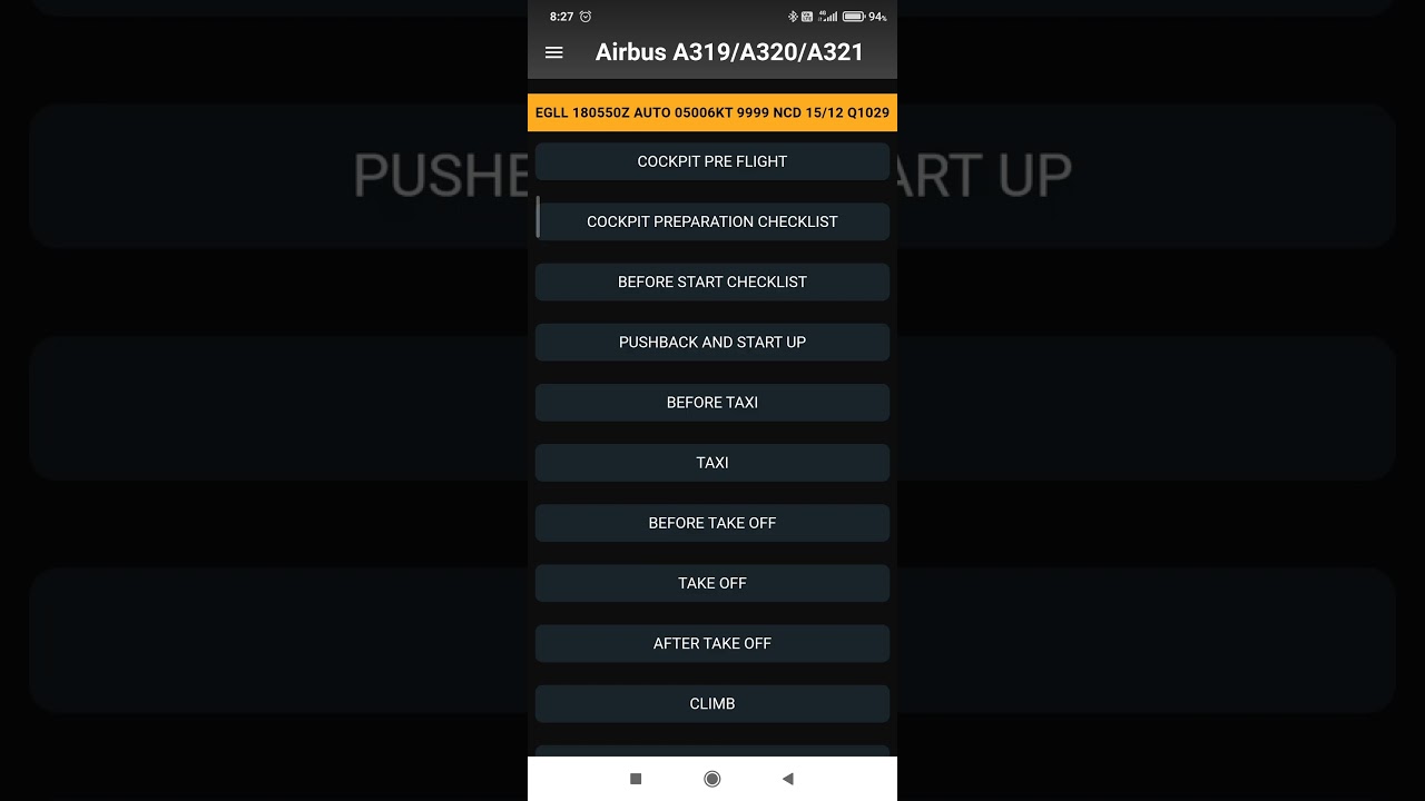 A320 Checklist Voice