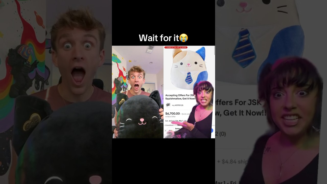 The MOST RARE squishmallow🤨 w Carter Kench #shorts