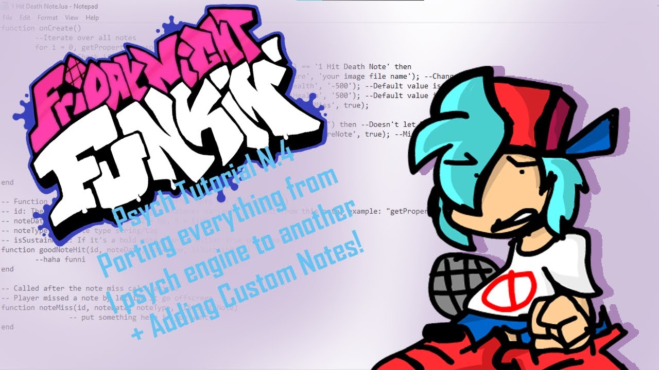 Psych Engine Tutorial N.4 - Porting everything in a new psych engine version + Adding Custom Notes!
