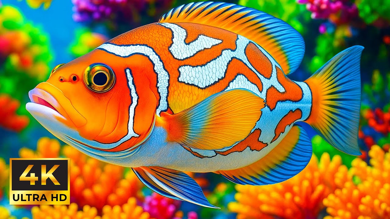 Ocean Night Coral Glow | 4K Live Wallpaper TV for Sleep