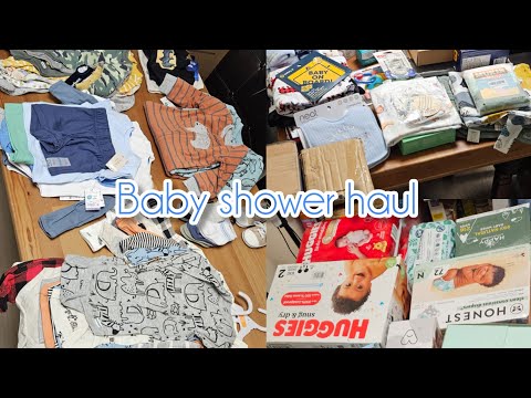 Baby shower haul for our son! 2025