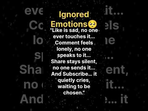 Even Like, Comment, Share & Subscribe Feel Sad ๐ #quotes