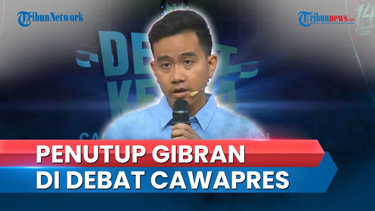 [FULL] Pernyataan Penutup Gibran di Debat Kedua Pilpres 2024 hingga Jabat Tangan Mahfud & Cak ...