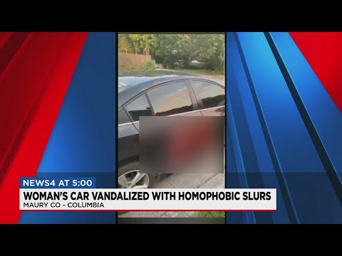 Homophobic slur written on Maury Co woman’s car