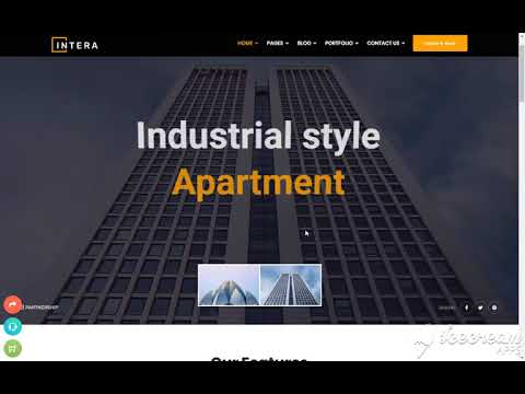 Intera - Interior Design & Architecture Website Template
