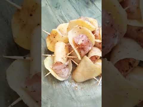 Potato Chicky Bites #youtube #ytshorts #youtubeshorts #food