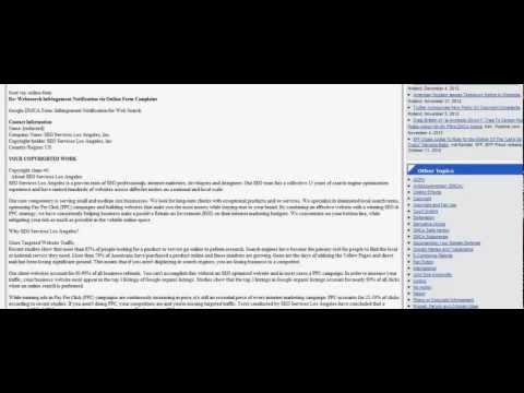 Don't Submit DMCA Request to Google Before Watching!