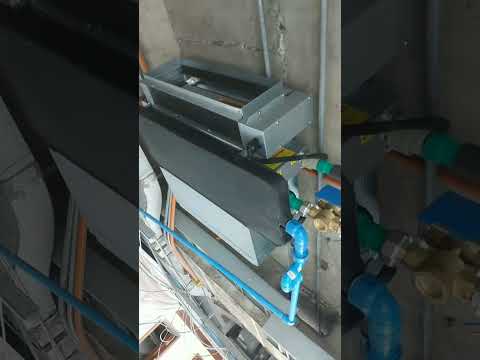 Install FCU units chilled water system.
