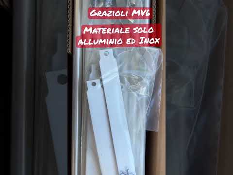 Materiali principali delle MV6 inox ed Alluminio