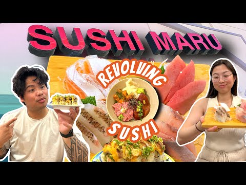 A MUST TRY LOCAL FAVORITE REVOLVING SUSHI SPOT IN SJ JAPAN-TOWN | SUSHI MARU