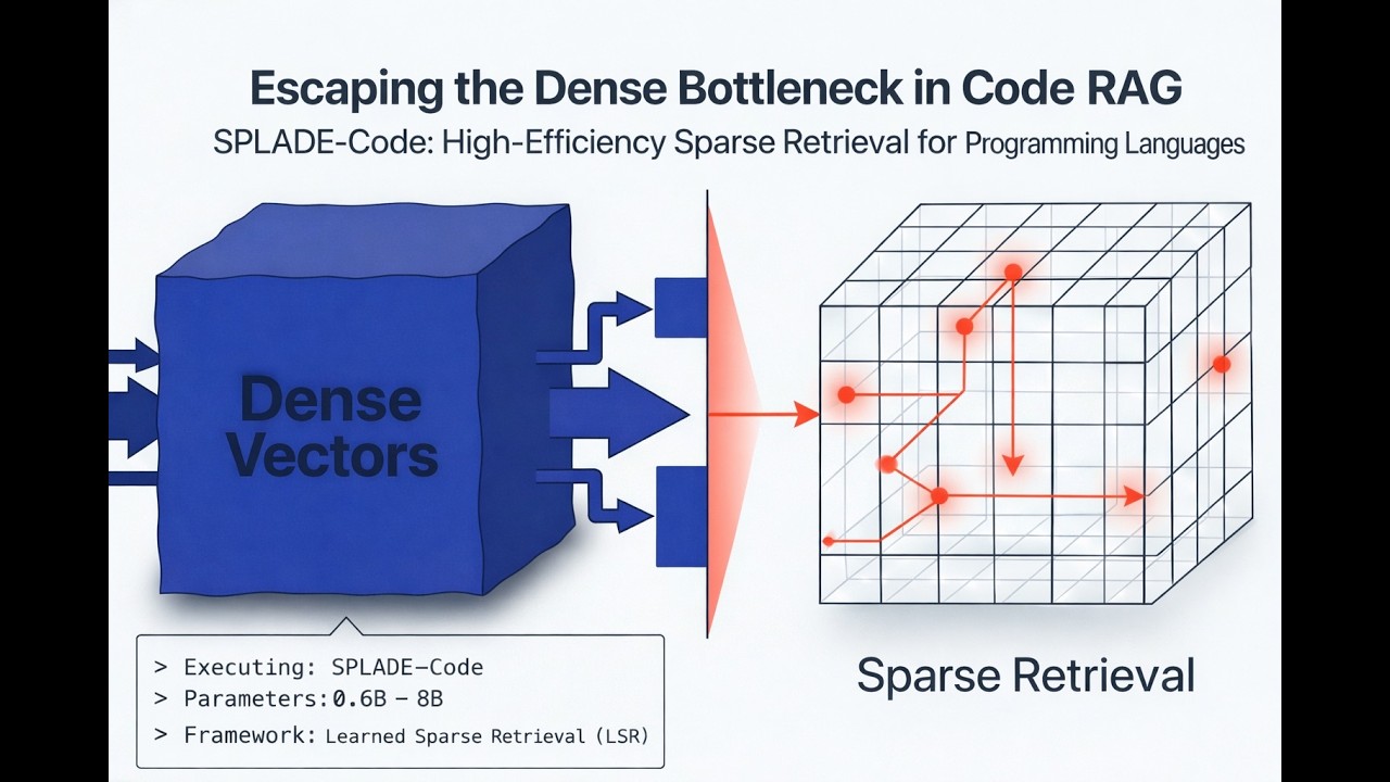 From Dense to Learned Sparse Retrieval: SPLADE-Code Explained. Scaling High-Efficiency  Retrieval.