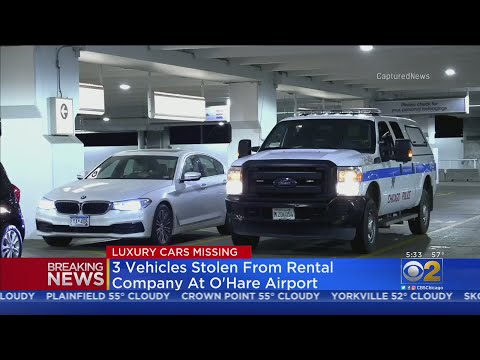 3 Cars Stolen From Rental Car Service Parking Lot Near O'Hare Airport