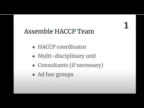 Developing a HACCP Plan - HACCP Certification Training (FREE COURSE)