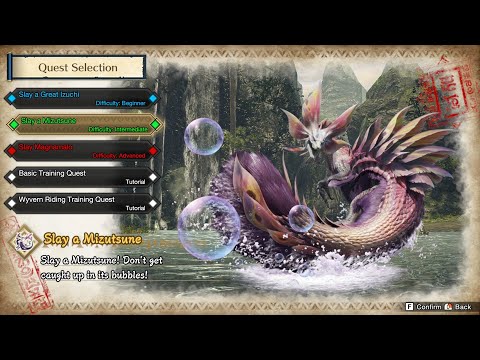 Steam Community :: Video :: MH:Rise PC Demo | Mizutsune | SnS