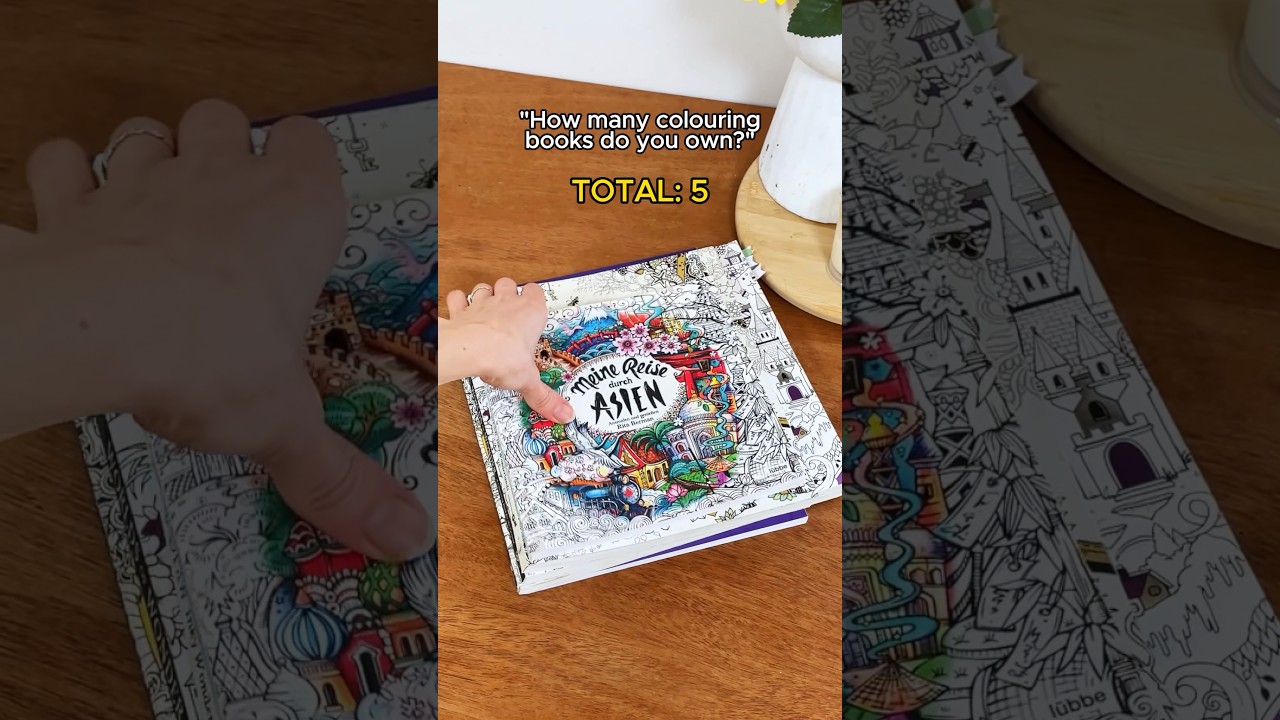 My ENTIRE coloring book collection! 📚🌈