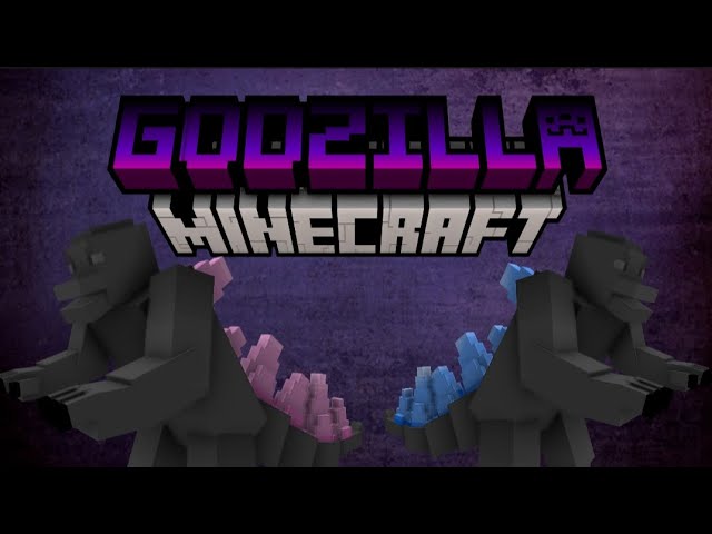 Godzilla IN MINECRAFT blue spikes Minecraft Texture Pack