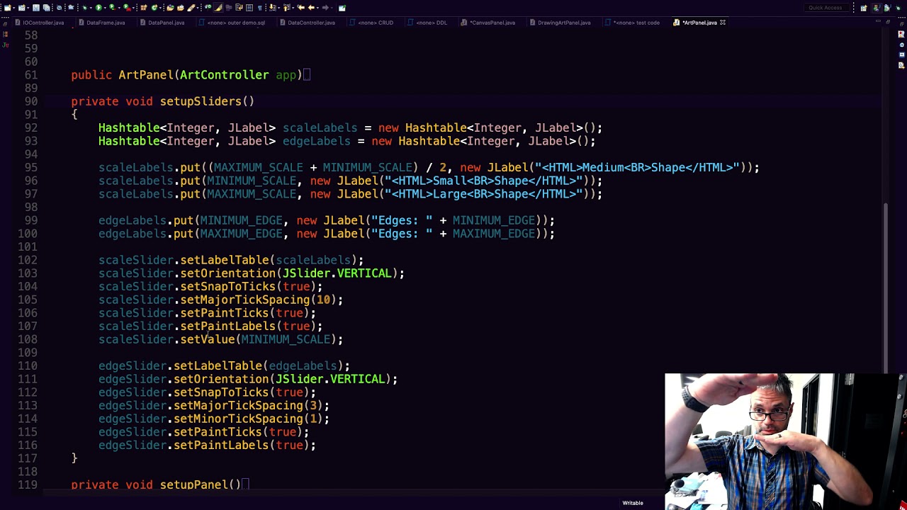 Java Using a JSlider