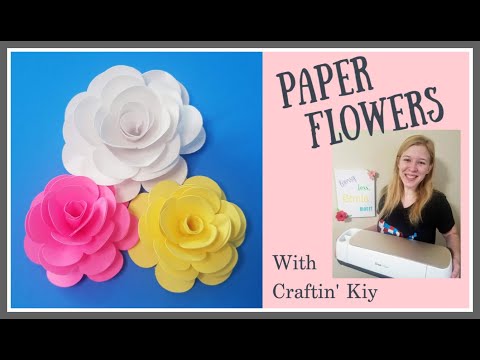 Paper Flower Tutorial - FREE SVG