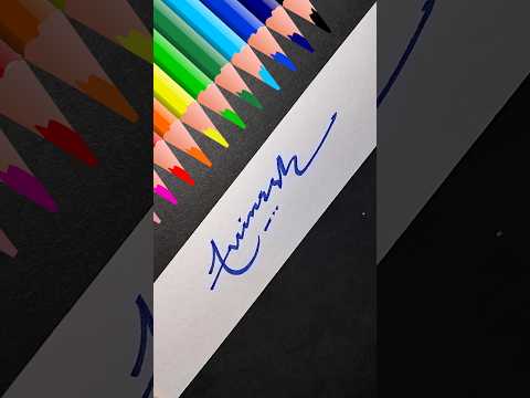 How to Learn Signature your Name #avinash #shorts