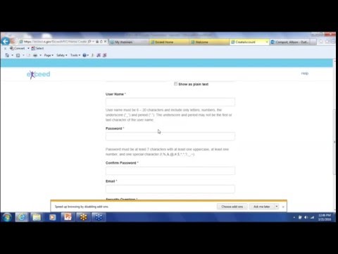 Workforce Registry Account Set Up and Log In