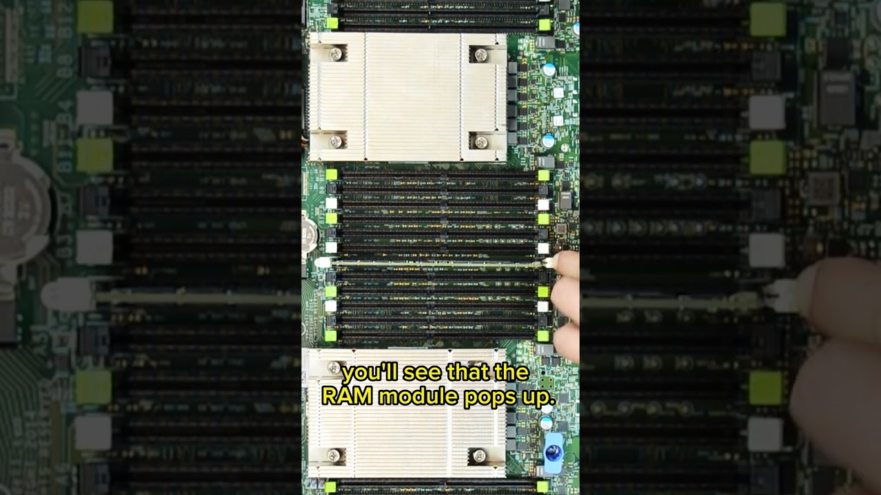 How to Reseat RAM in a Dell PowerEdge Server