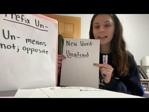 Teaching 3rd graders about the Prefix Un-