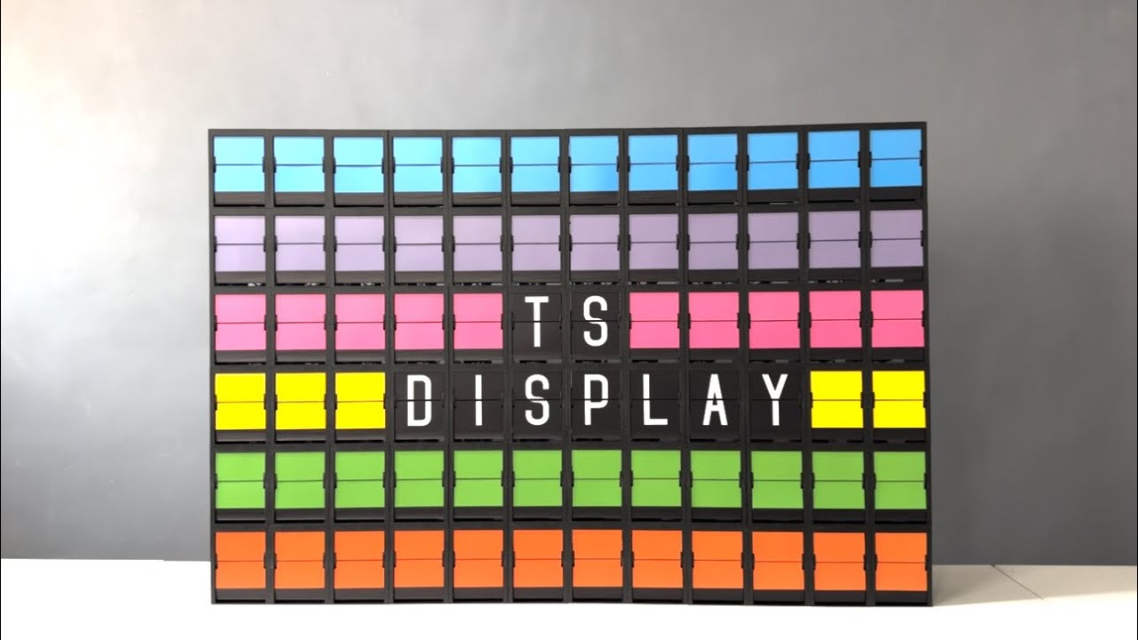 Vibrant Split Flap Display Wins Larger Orders