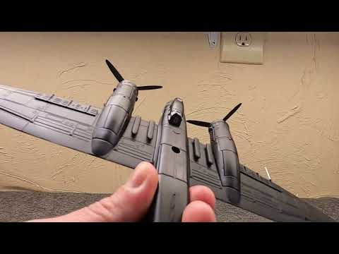 German Junkers Ju 88A Bomber & Ju 88C Fighter (Examining 3 1/72 Corgi Diecast Models In The Snow)