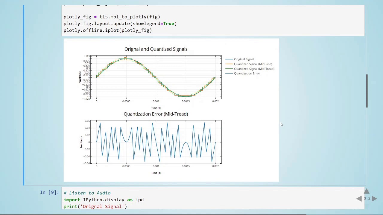ADSP - 01 Quantization - 05 Python Example: Uniform Quantization