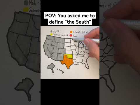 POV: You asked me to define “the South” 🇺🇸 #usa #unitedstates #map #geography #states #south