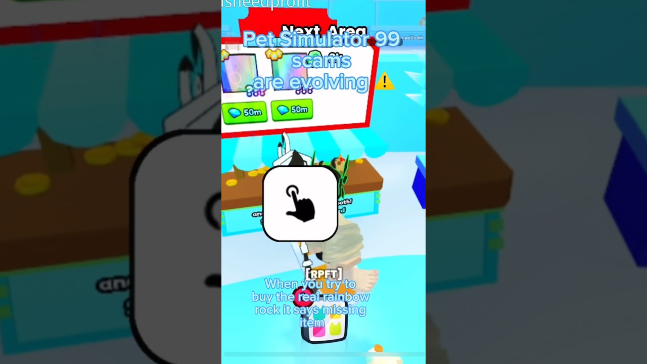 Pet Simulator 99 scam are evolving⚠️ #roblox #petsimutor99 #ps99
