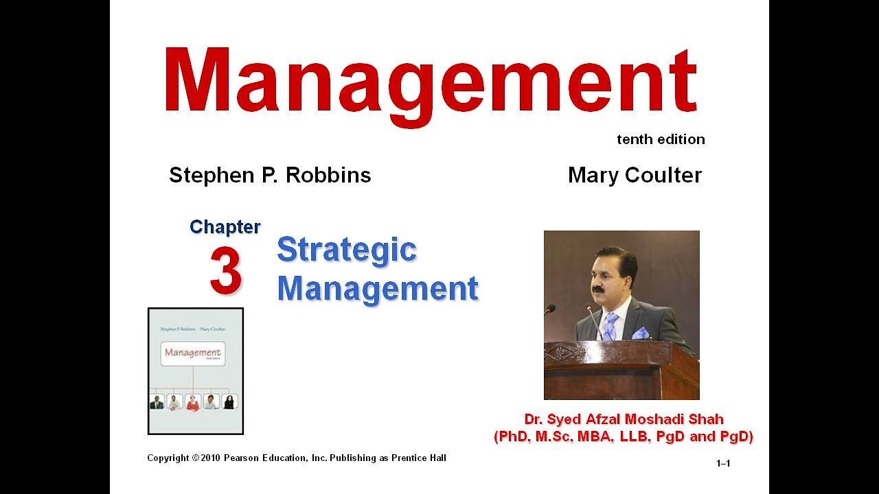 Chapter 3: Strategic Management by Robbins & Coulter