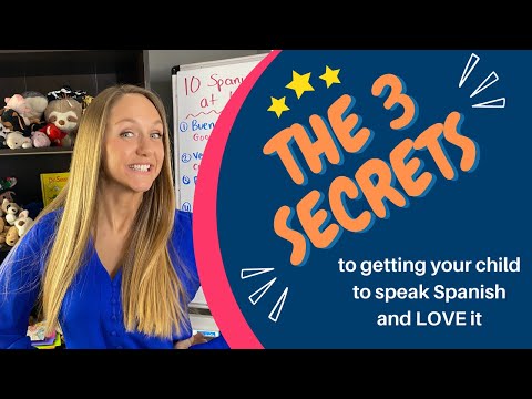 Spanish For Kids - 3 Secrets To Your Child Learning Spanish