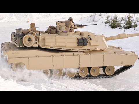 Watch These American Tanks Slip and Slide Through the Norwegian Snow