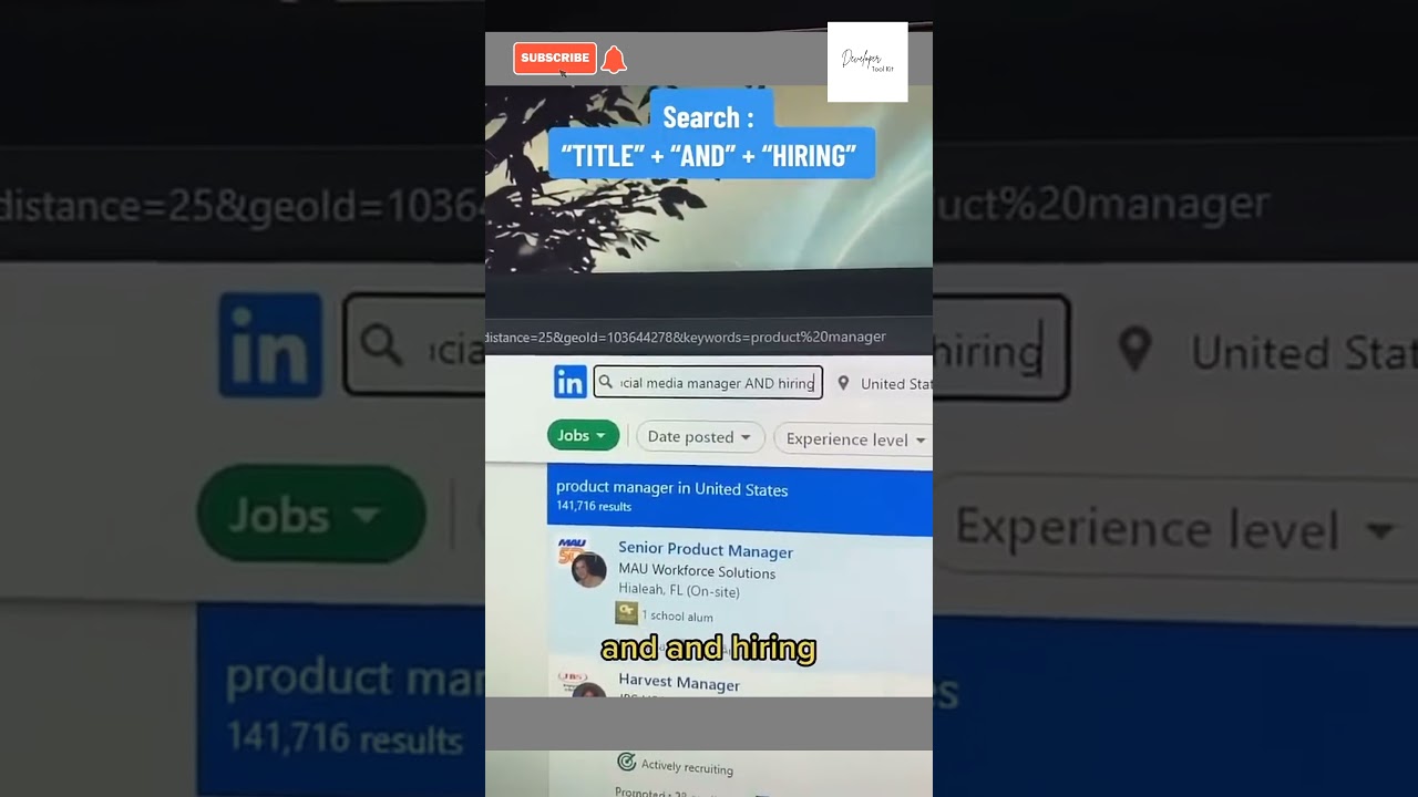 How to Find Companies Actually Hiring Developer on LinkedIn #coding #programming #hack #linkedinjob