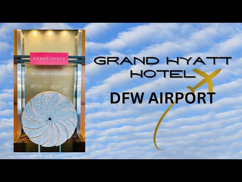 Dallas Airport /The Grand Hyatt DFW Airport Hotel Dallas/Room Tour/Hotel Tour/