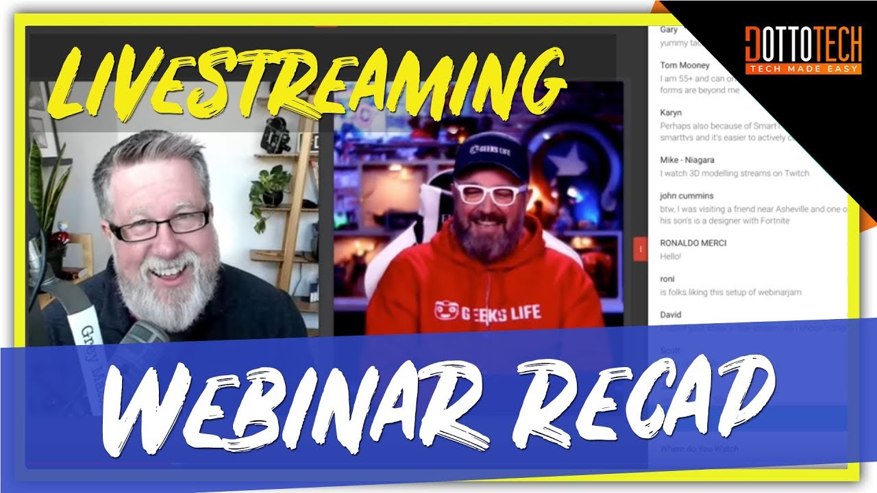 Live-Streaming Masterclass - Webinar Recap