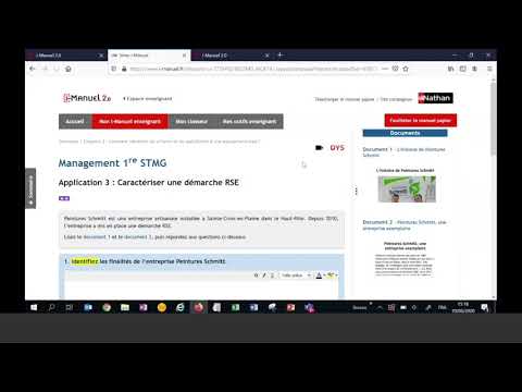 Présentation de la solution numérique i-Manuel 2.0 pour le lycée technologique