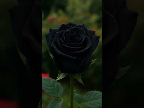 You’ve Never Seen a Rose Like This…🖤✨ #shorts #rose #flowers