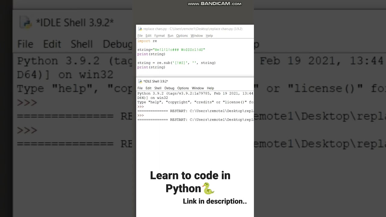 Remove specified characters from string in Python