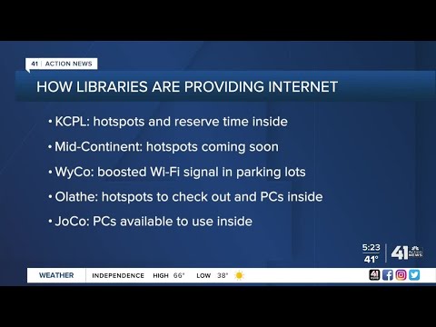 Libraries providing internet access