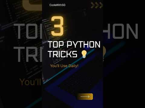 Top 3 Python Tips Youβll Use Daily π #shorts #python #programming